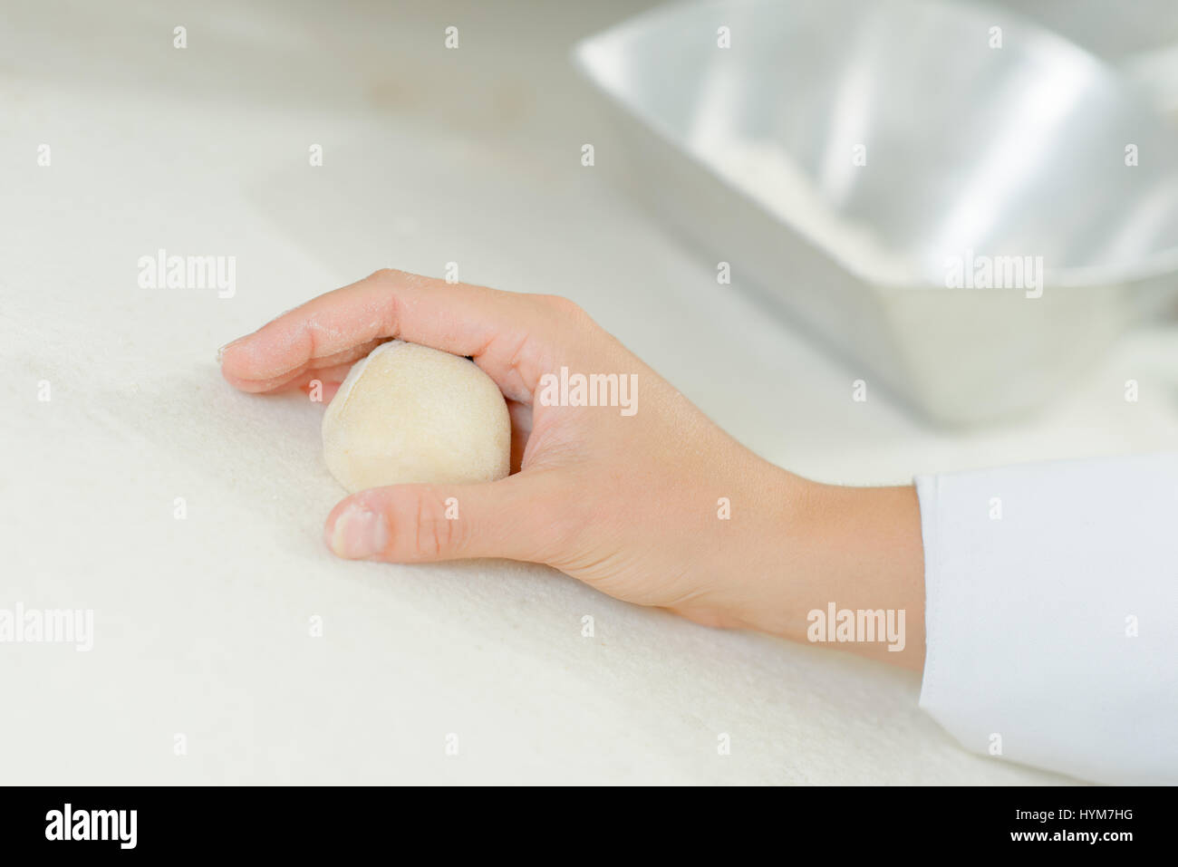Dough handling hi-res stock photography and images - Alamy