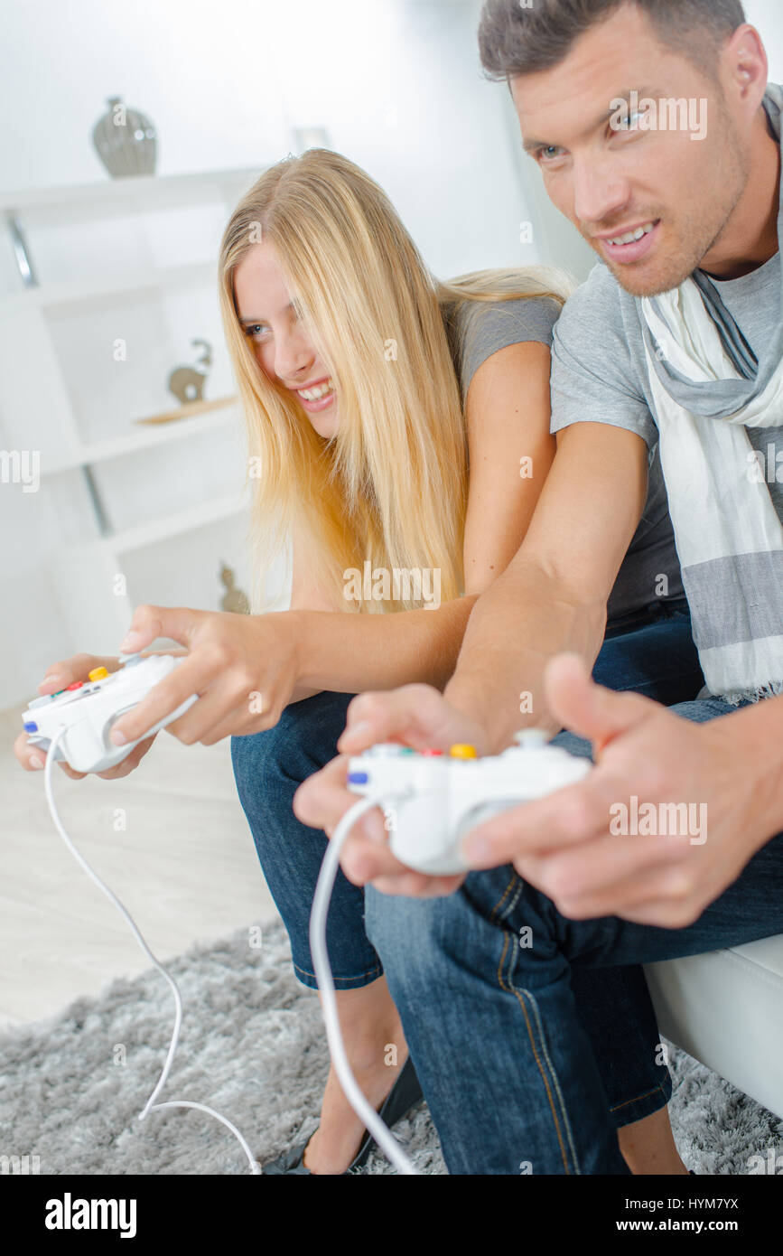 when you play a video game Stock Photo - Alamy