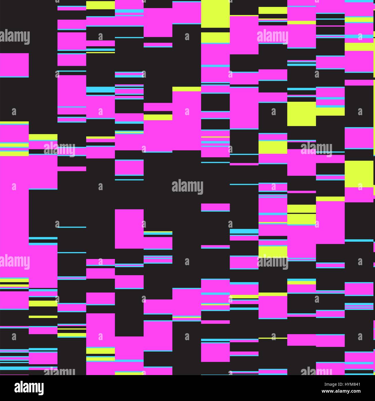 Black pixels Stock Vector Images - Alamy