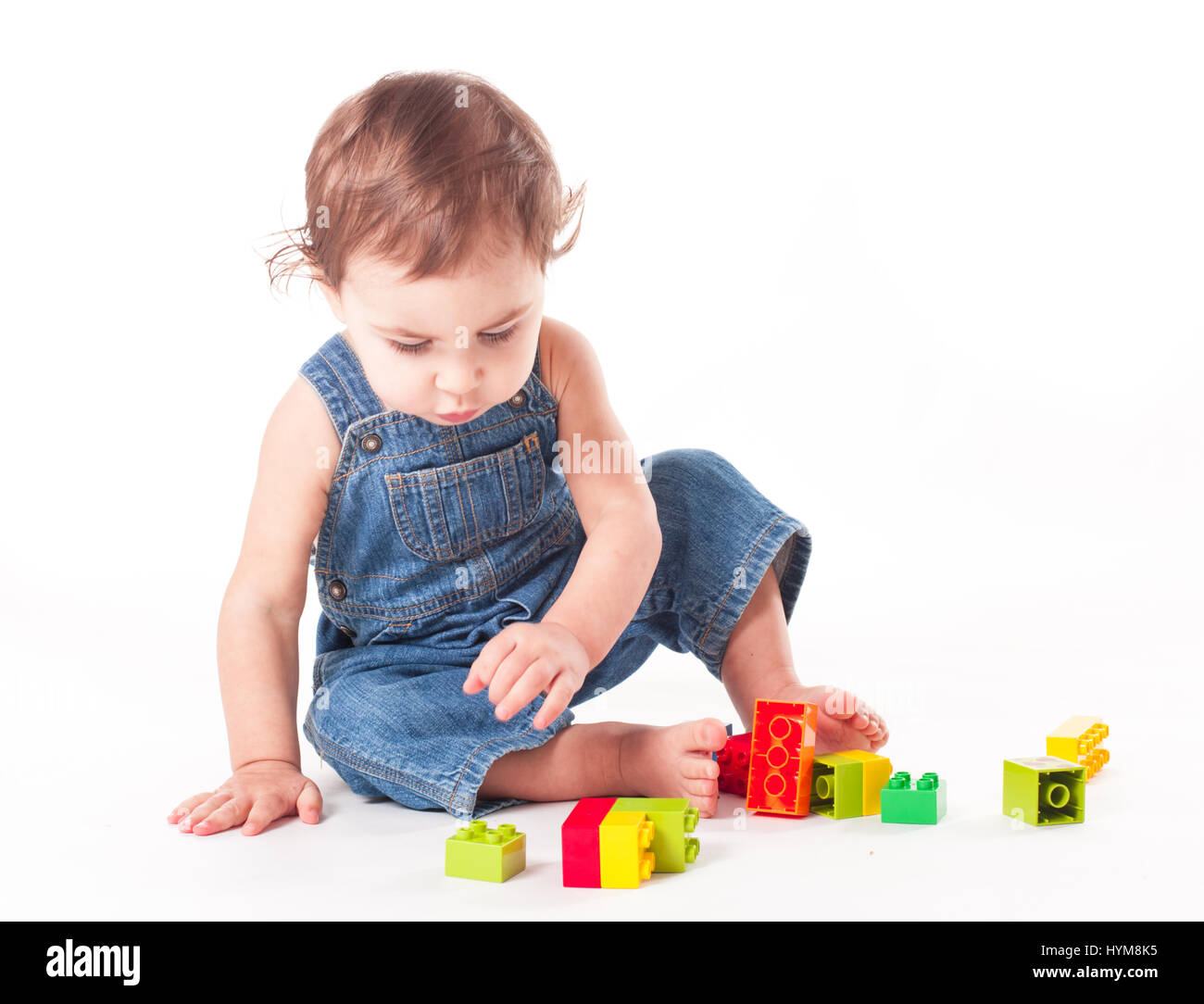 Child with a toy Stock Photo - Alamy