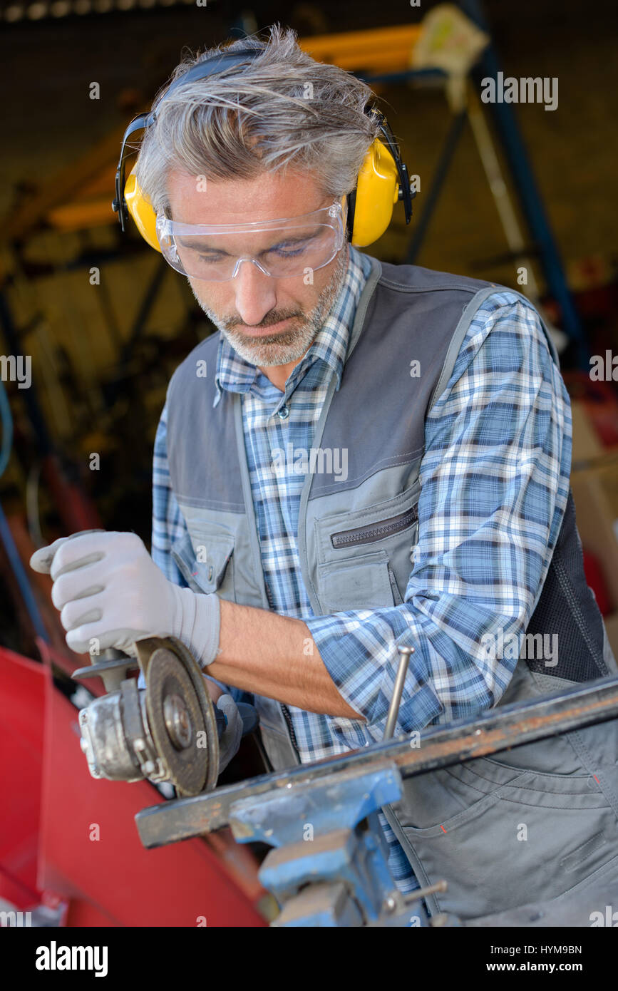 creating metal frame Stock Photo - Alamy