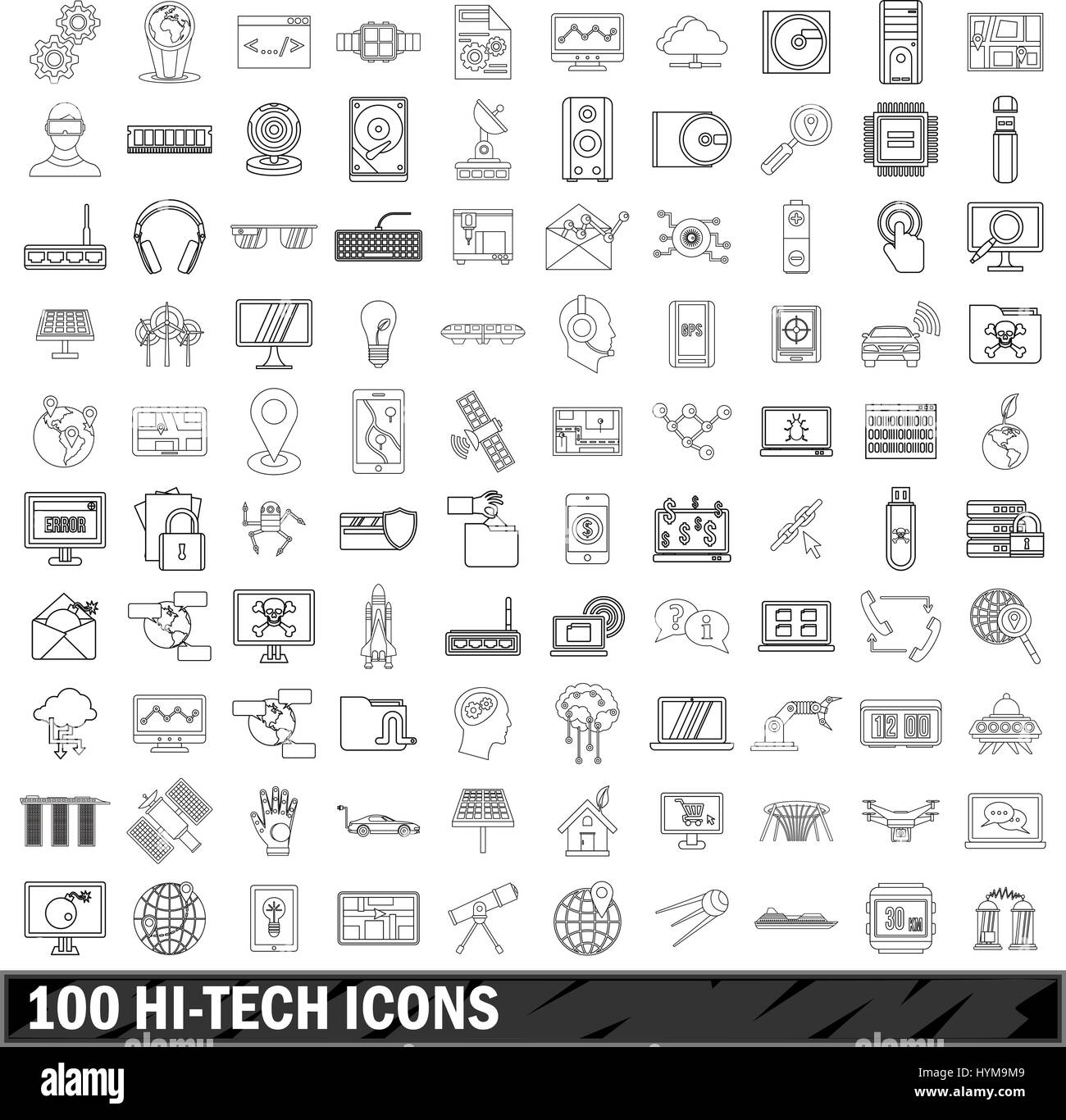 Thin house hi Stock Vector Images - Alamy