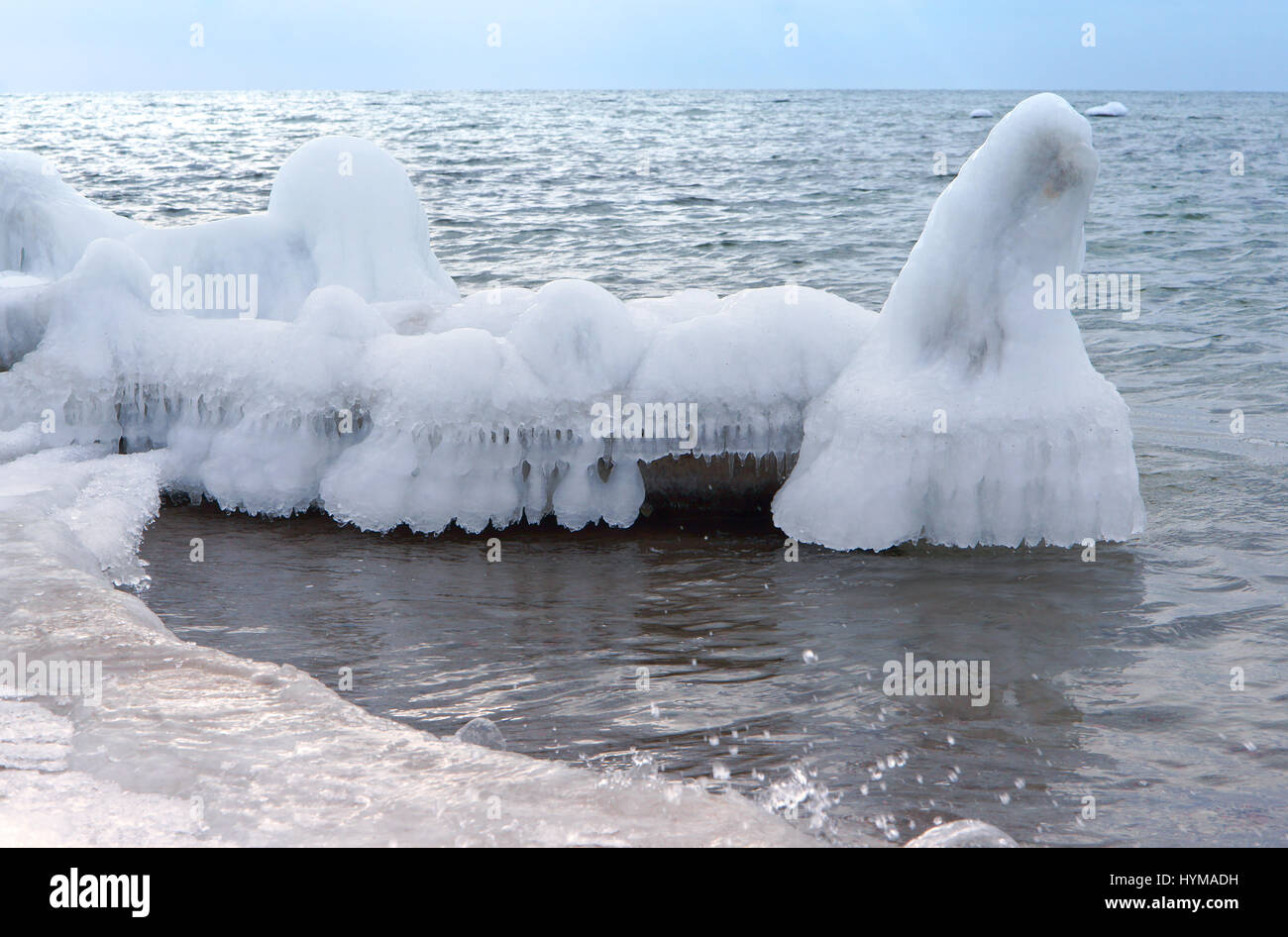 Water cold frozen sea snow hi-res stock photography and images - Alamy