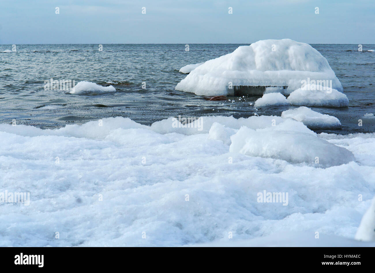 Water cold frozen sea snow hi-res stock photography and images - Alamy