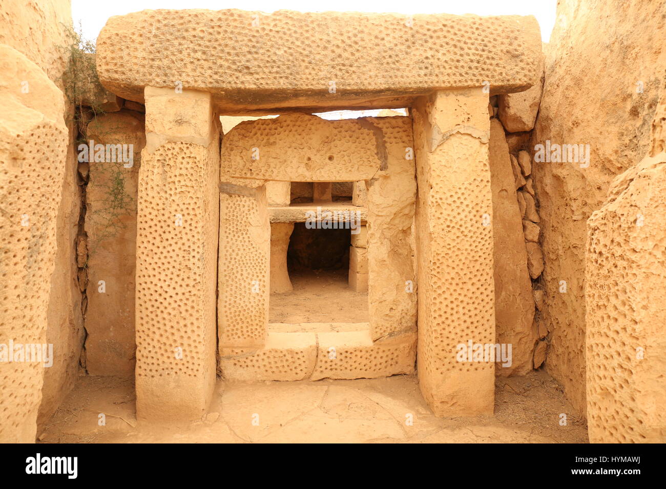 Megalithic Temples of Malta Stock Photo - Alamy