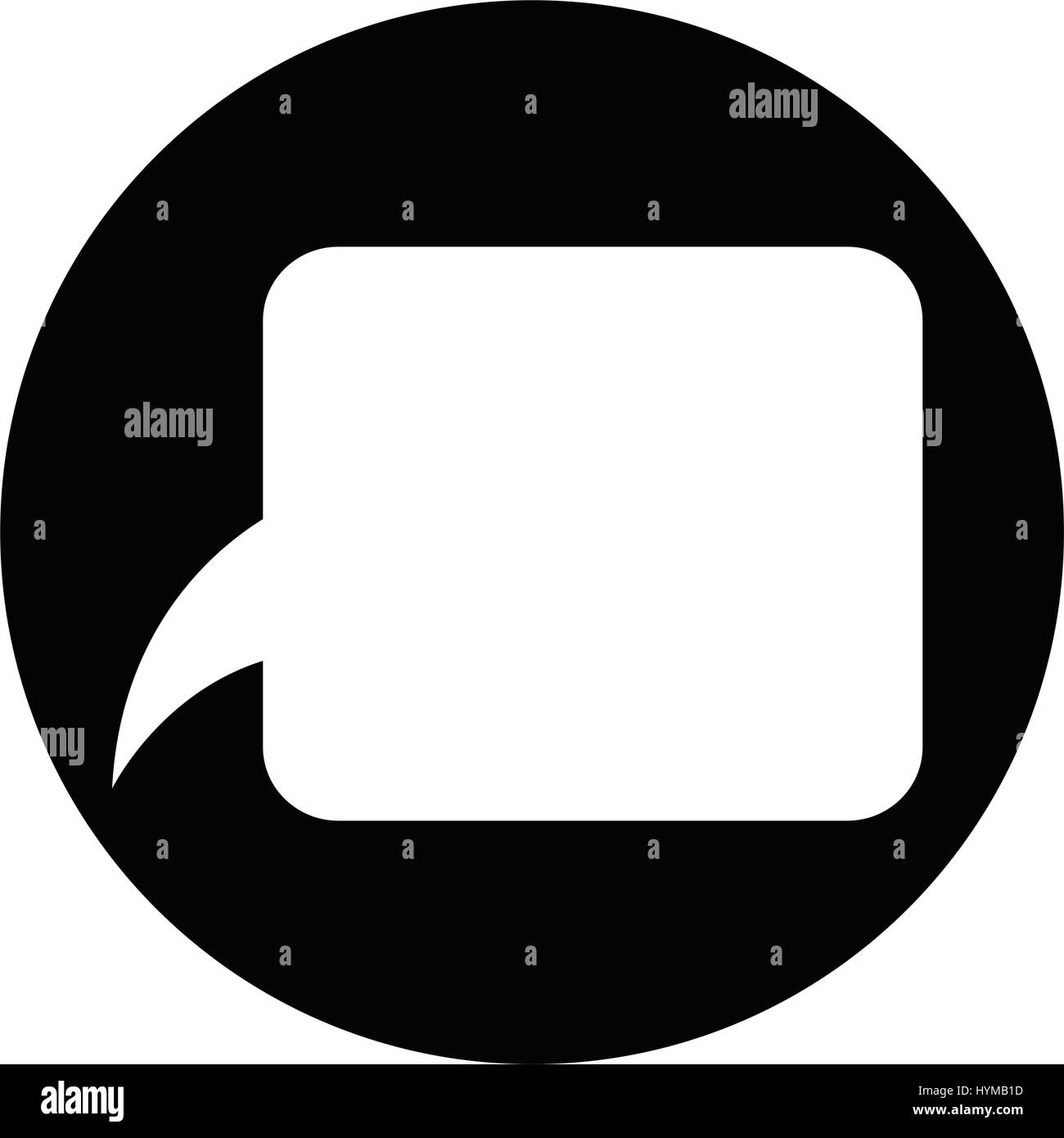 Speech bubble icon Stock Vector Image & Art - Alamy