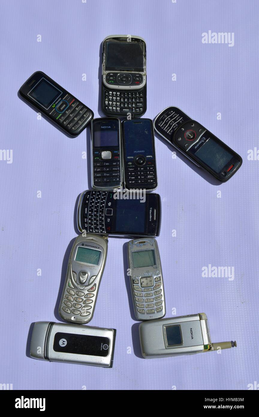 Group of mobile phones Stock Photo - Alamy