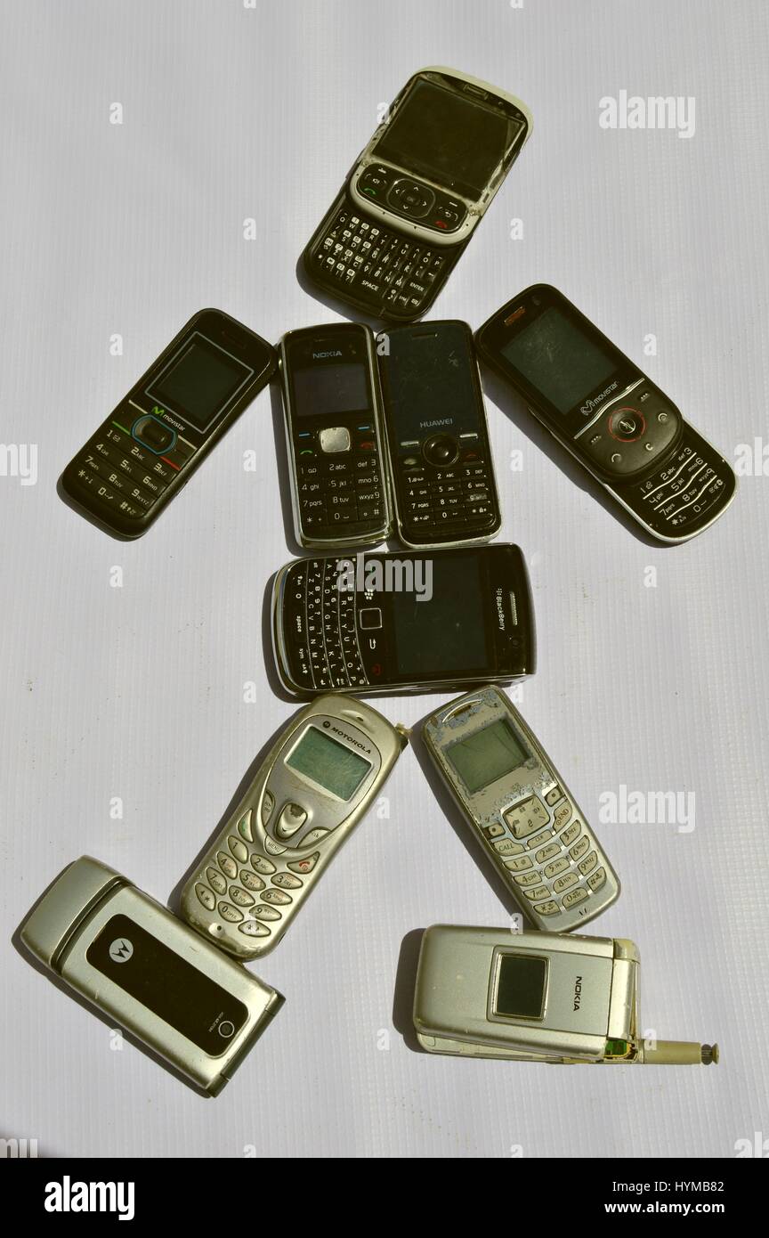 Group of mobile phones Stock Photo - Alamy