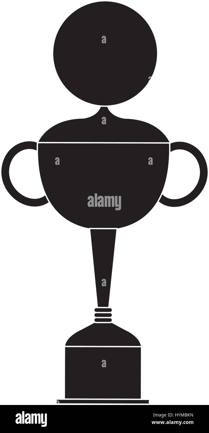 trophy golf isolated icon vector illustration design Stock Vector Image ...