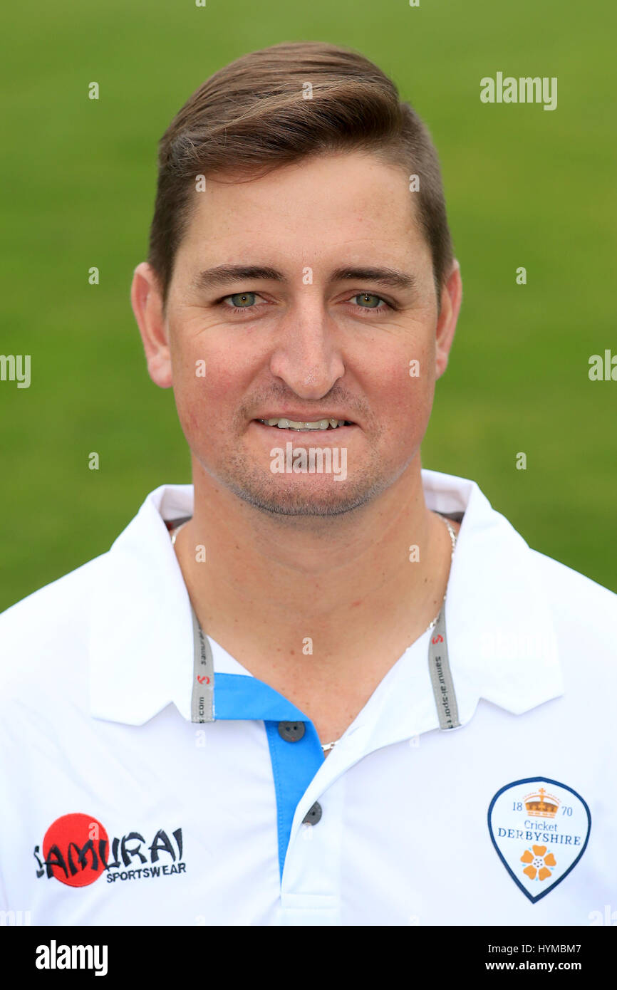 Derbyshire's Daryn Smit during the media day at The County Cricket ...