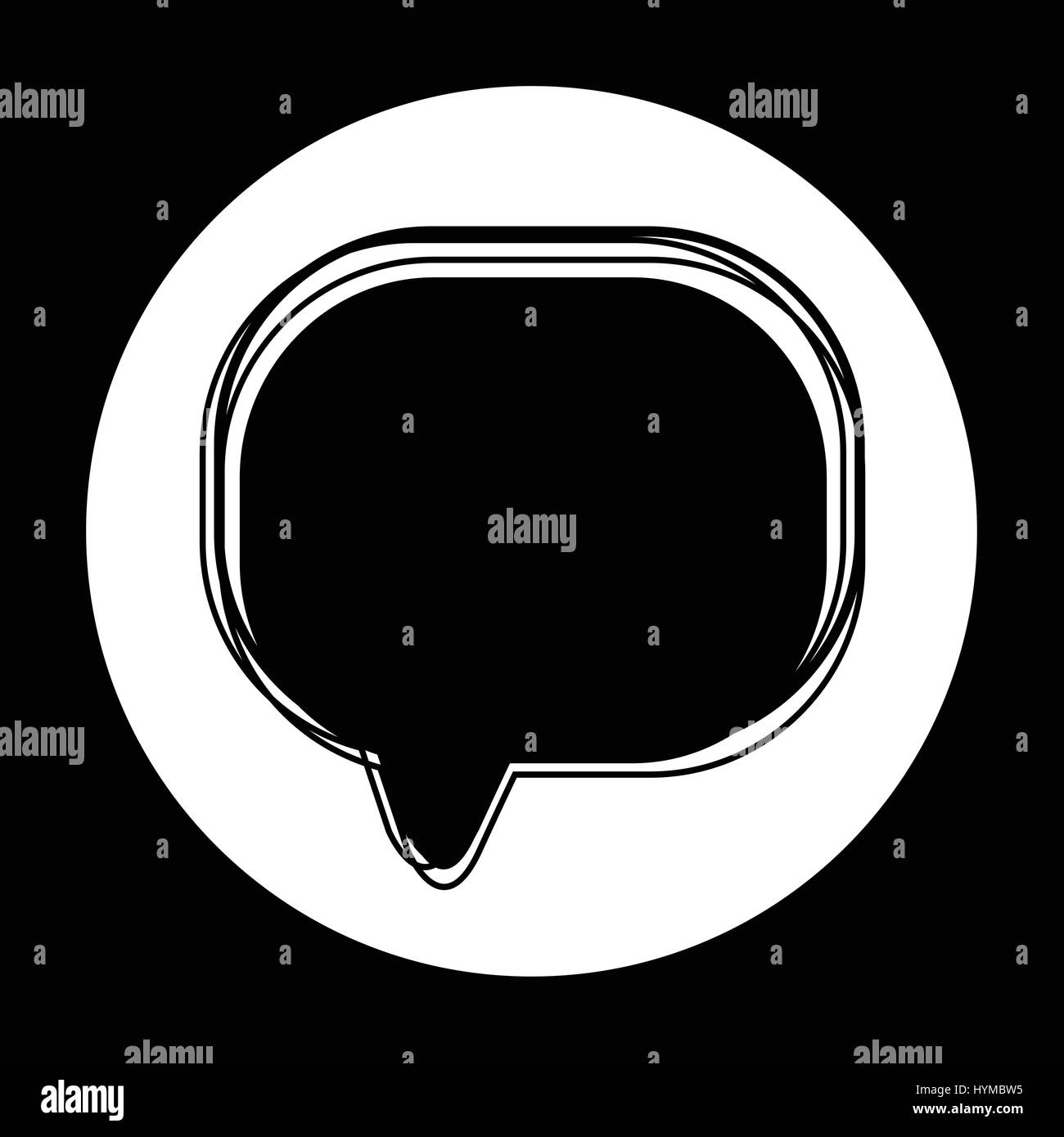 Speech bubble icon Stock Vector Image & Art - Alamy