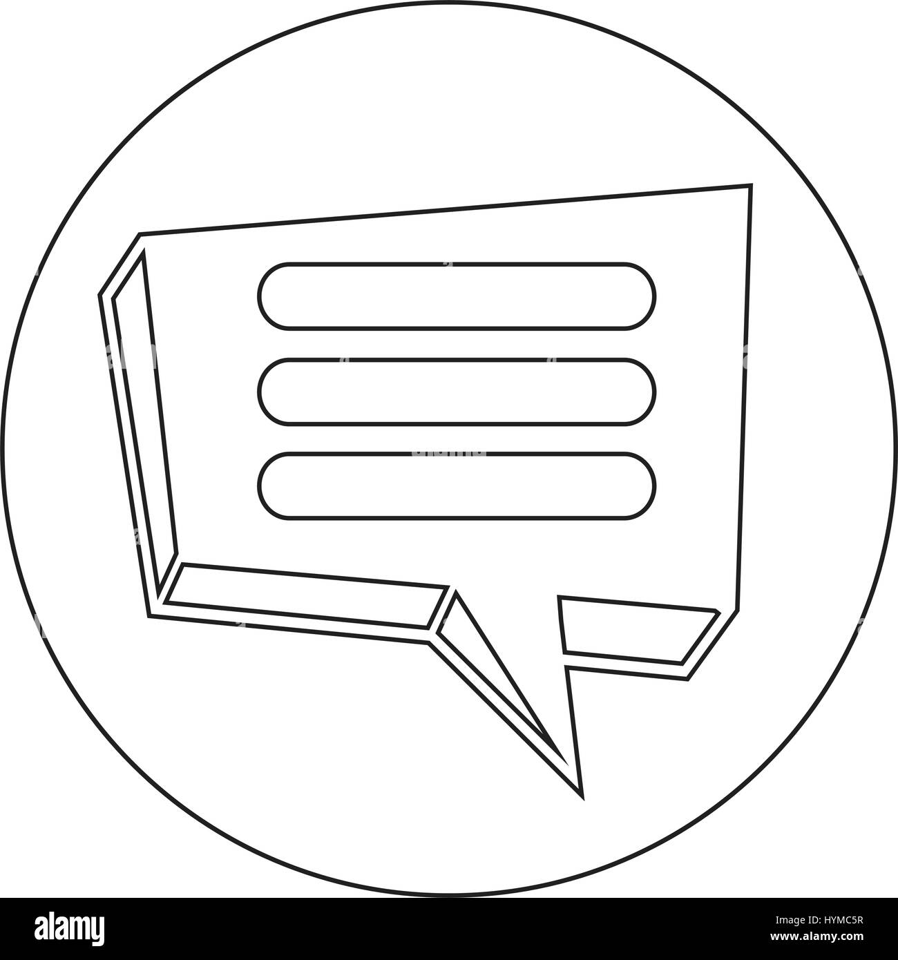 Speech bubble icon Stock Vector Image & Art - Alamy