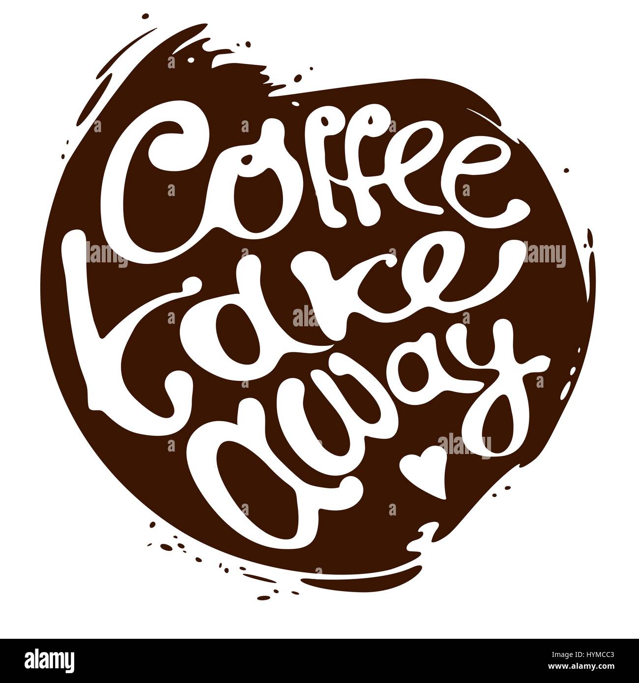 Coffee hand draw illustration on white background Stock Vector Image ...