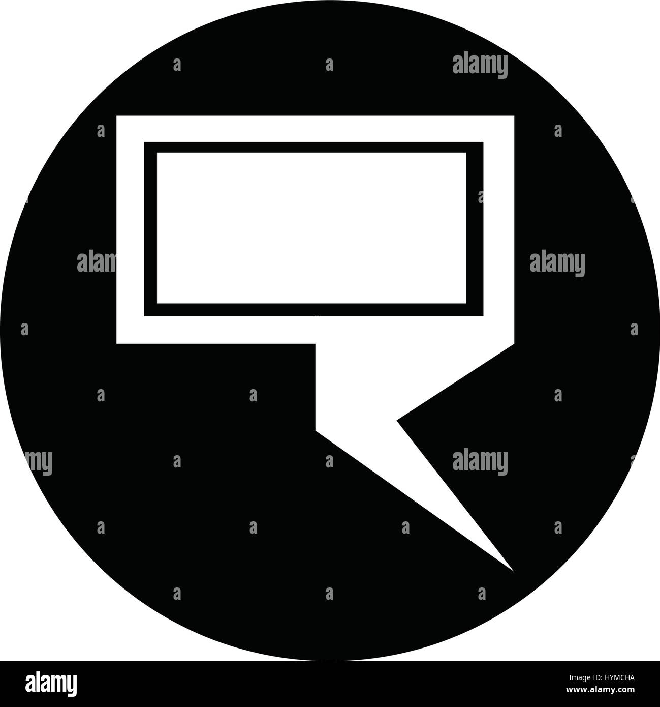 Speech bubble icon Stock Vector Image & Art - Alamy