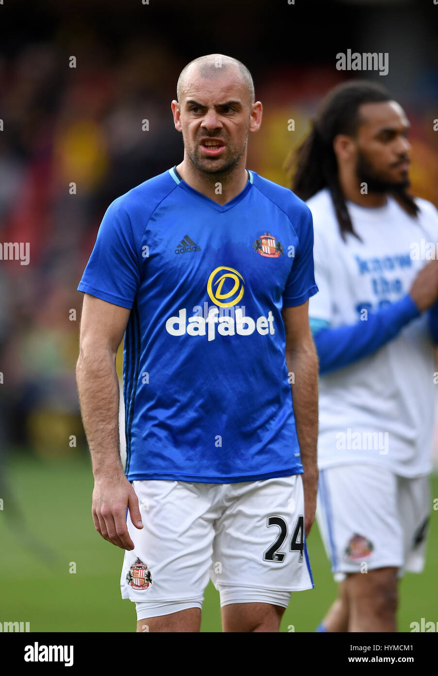 Sunderland's Darron Gibson Stock Photo - Alamy
