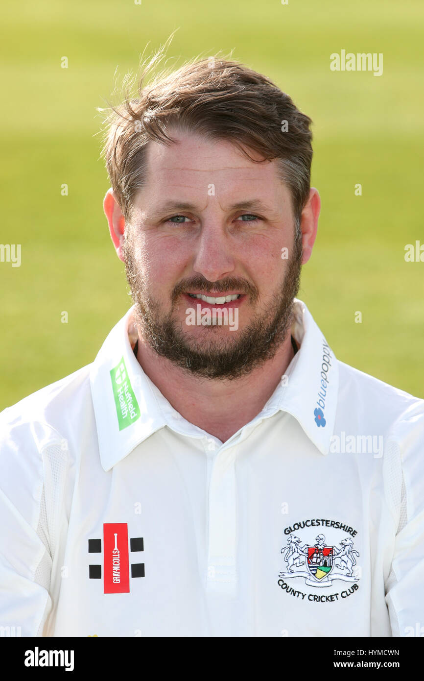 Gloucestershire's Phil Mustard during the media day at The Brightside ...