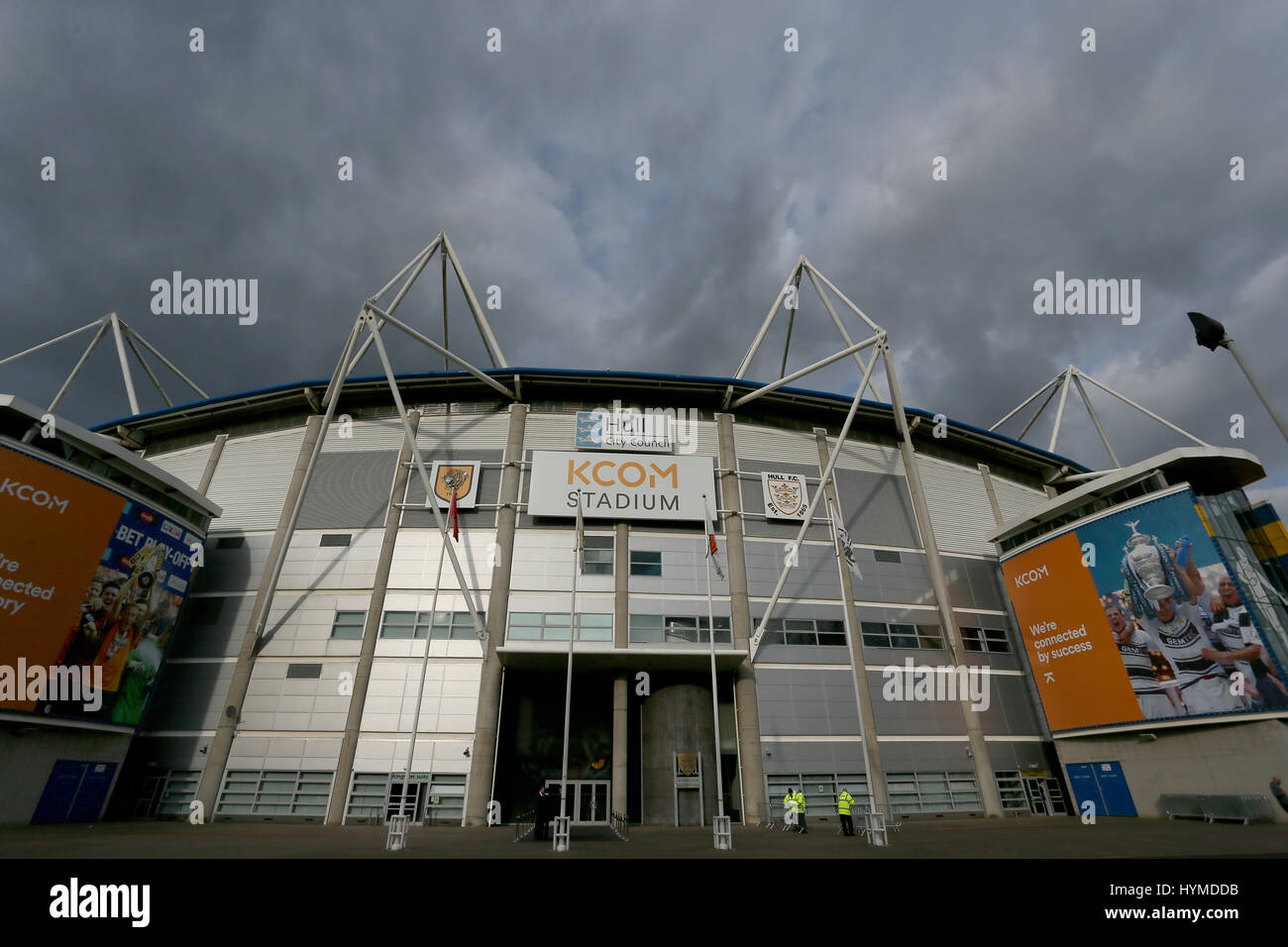 Hull City's KCOM Stadium before the Premier League match at the KCOM ...