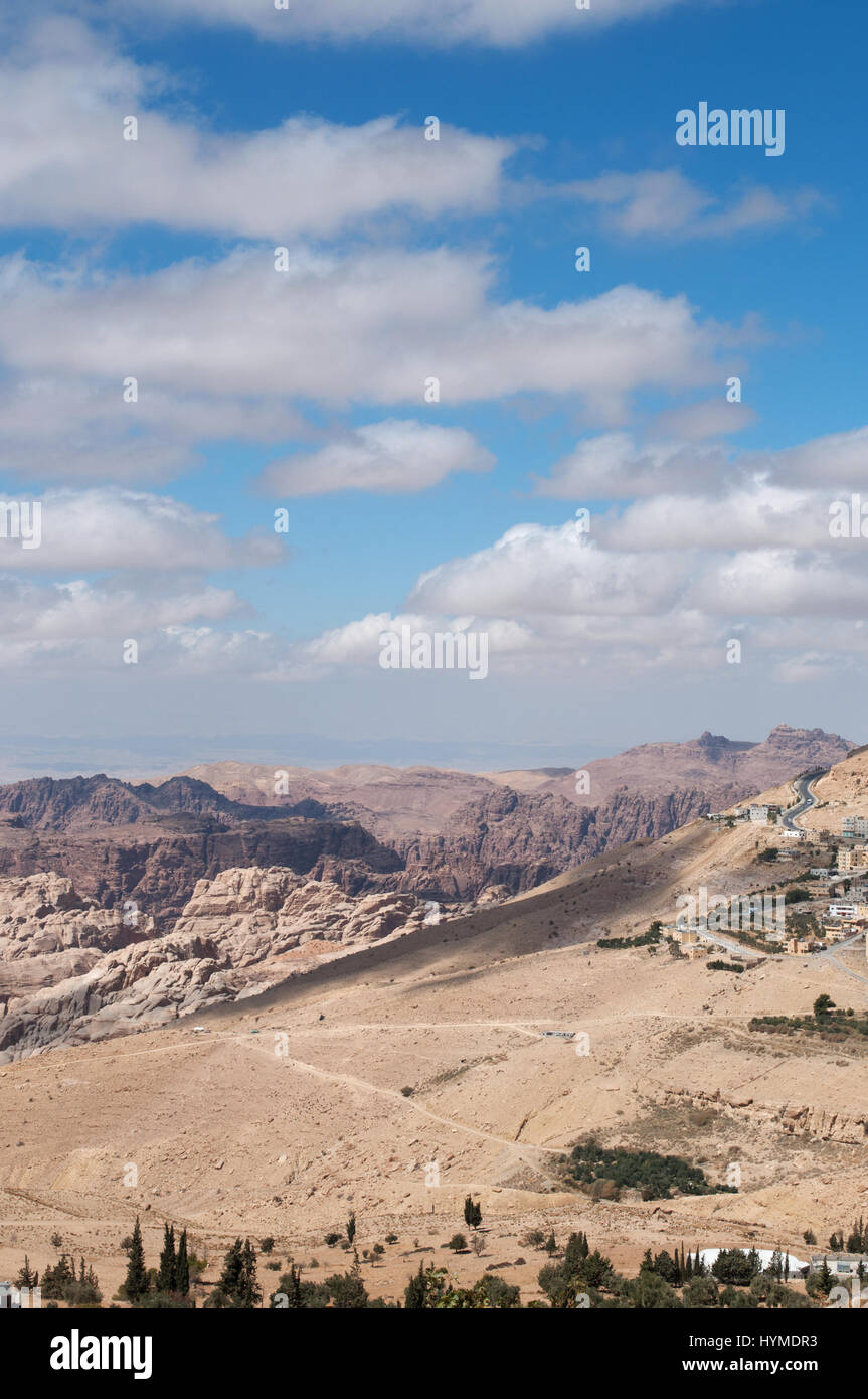 Jordanian jordan famous for its rock cut architecture hi-res stock ...