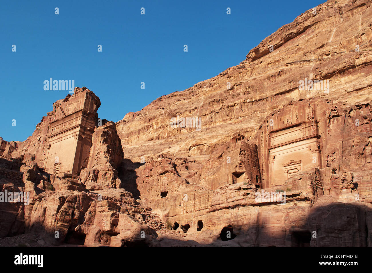 Jordan: tombs along the Street of Facades, row of monumental Nabataean ...