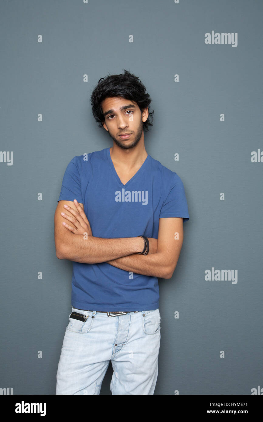 Indian man standing hi-res stock photography and images - Alamy