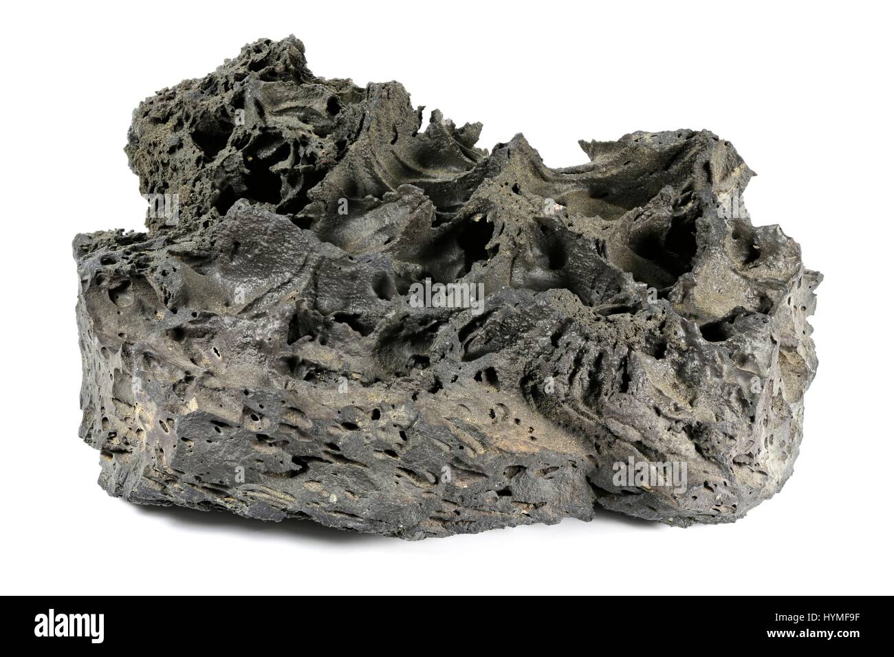 scoria from Mount Etna/ Sicily isolated on white background Stock Photo ...