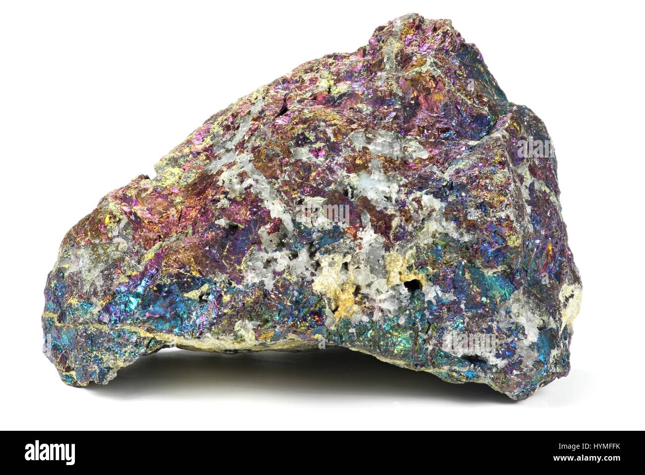 bornite isolated on white background Stock Photo - Alamy