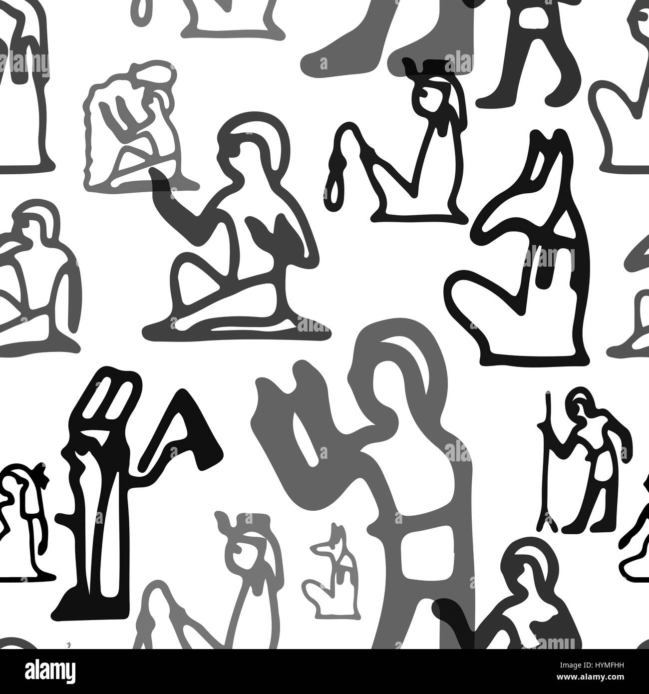 Hieroglyphs Black and White Stock Photos & Images - Alamy