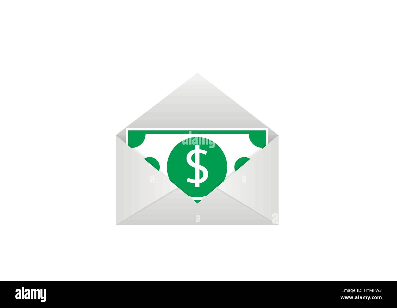 Tax bill envelope Stock Vector Images - Alamy