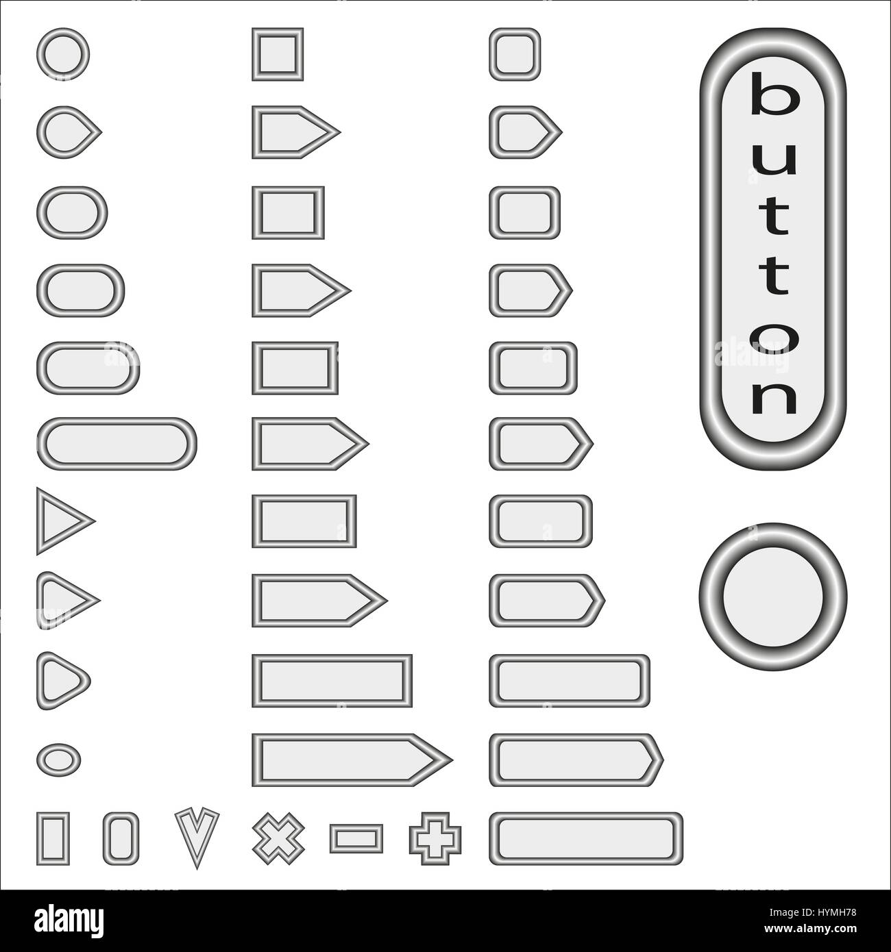 Different size square shapes Stock Vector Images - Alamy