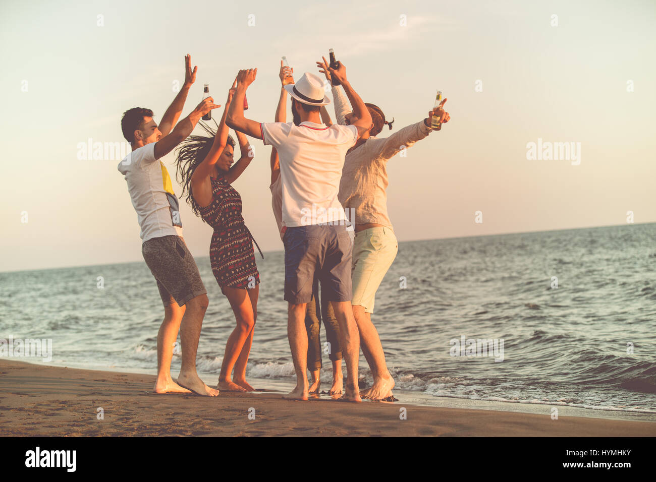 6 students jumping with joy hi-res stock photography and images - Alamy