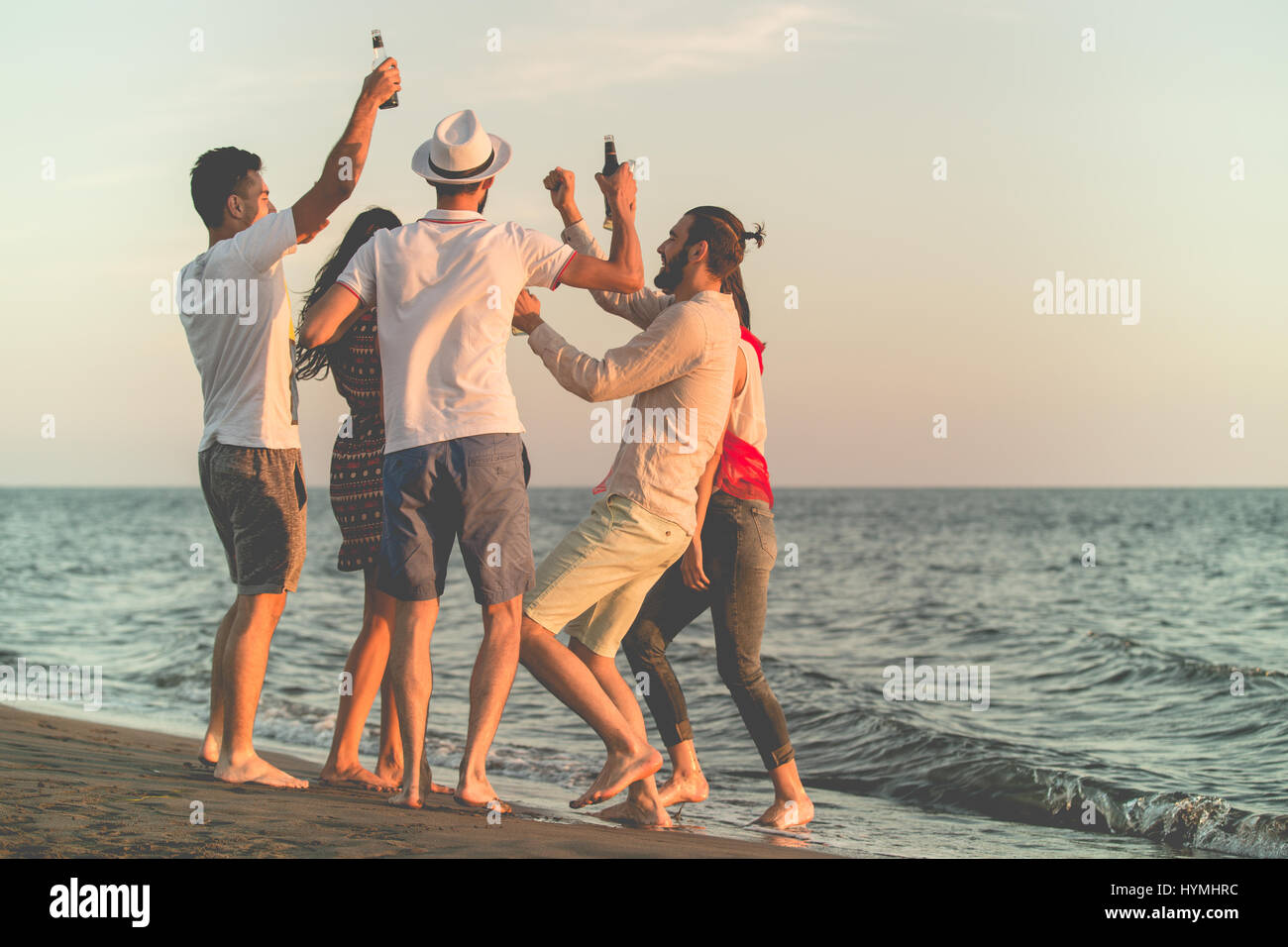6 students jumping with joy hi-res stock photography and images - Alamy