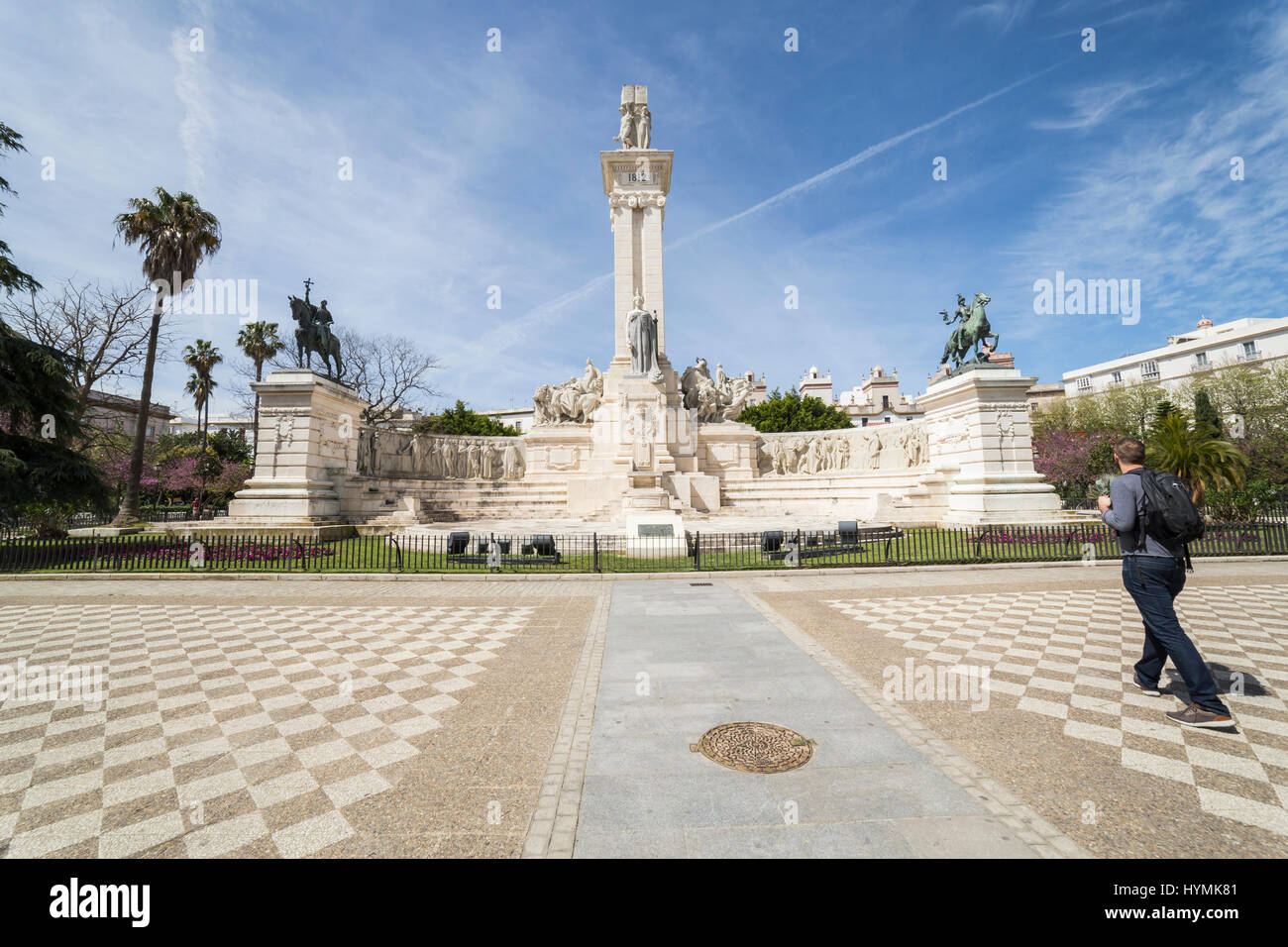 Monument To The Courts Of Cadiz High Resolution Stock Photography and ...