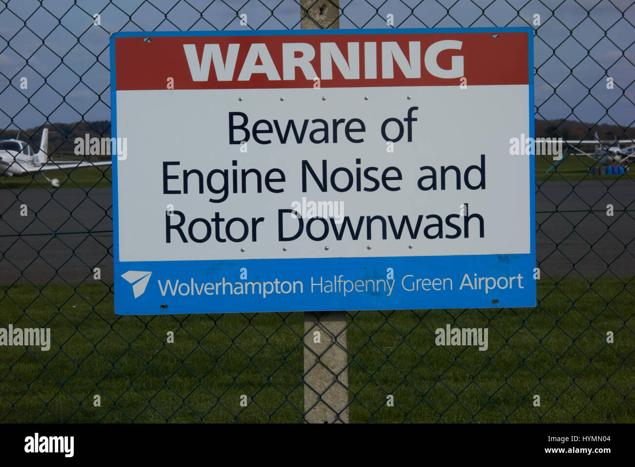 sign posts at Wolverhampton Halfpenny Green Airport UK Stock Photo - Alamy