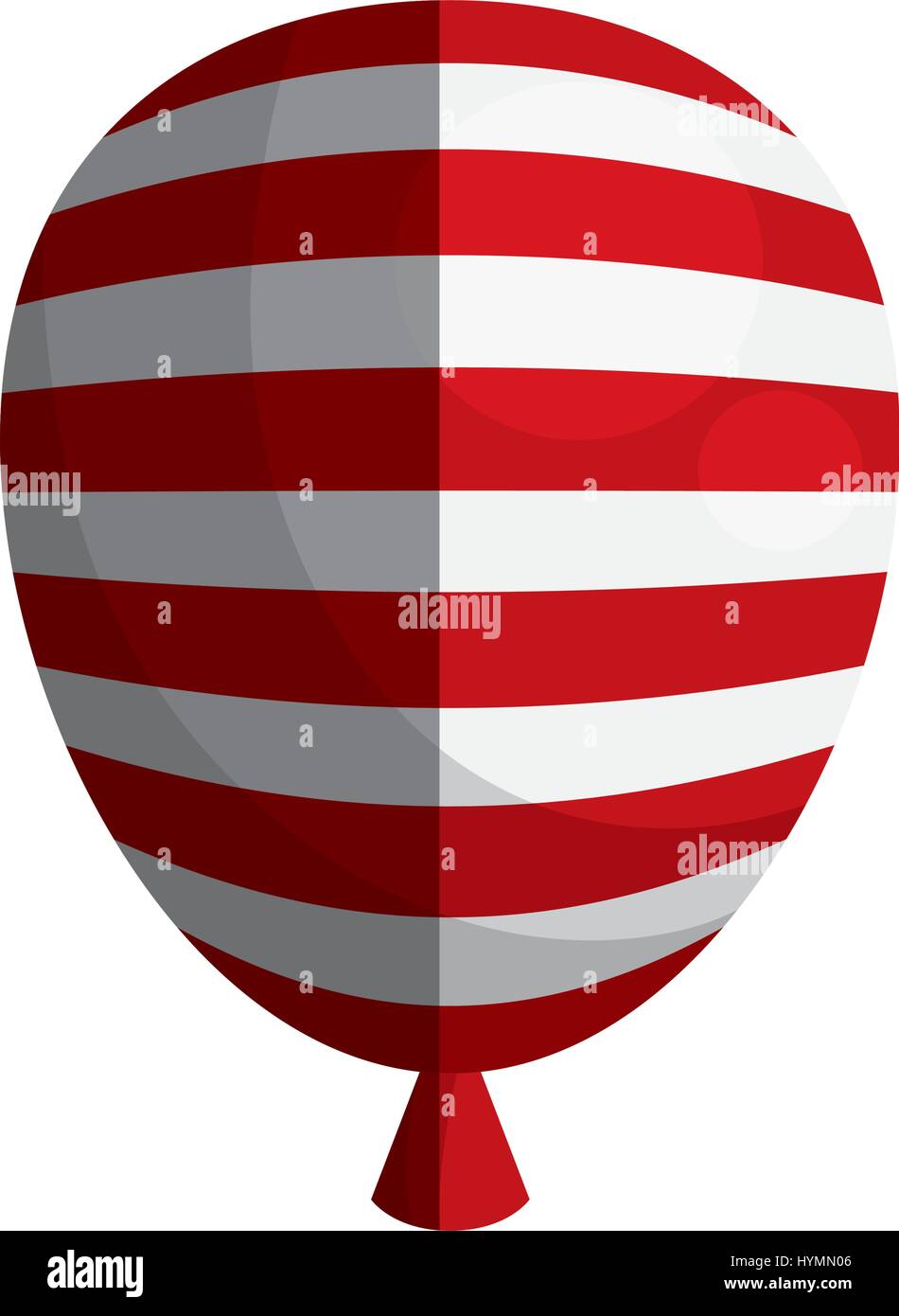 balloon air with stripes Stock Vector Image & Art - Alamy