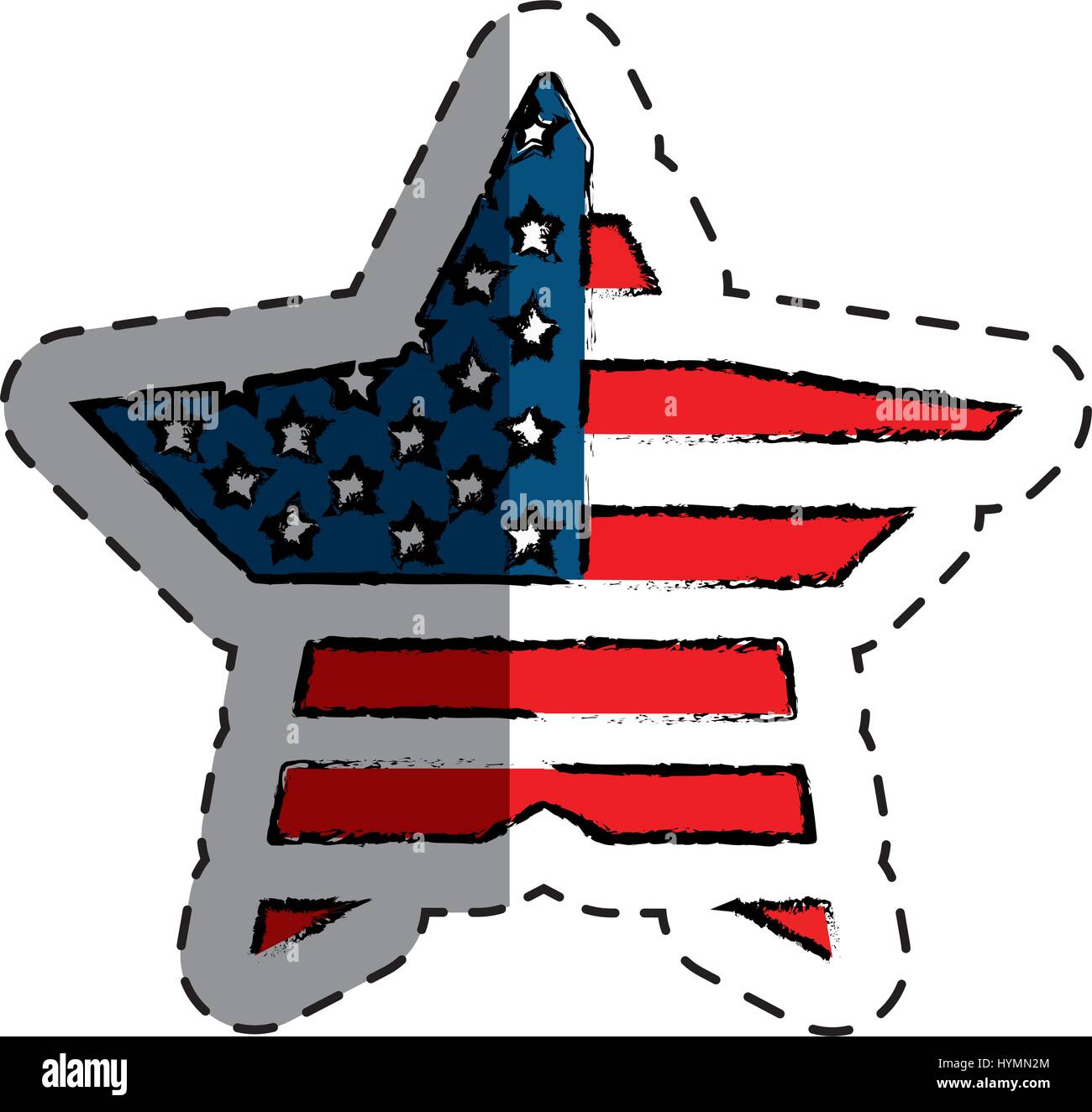 united states of america star Stock Vector Image & Art - Alamy