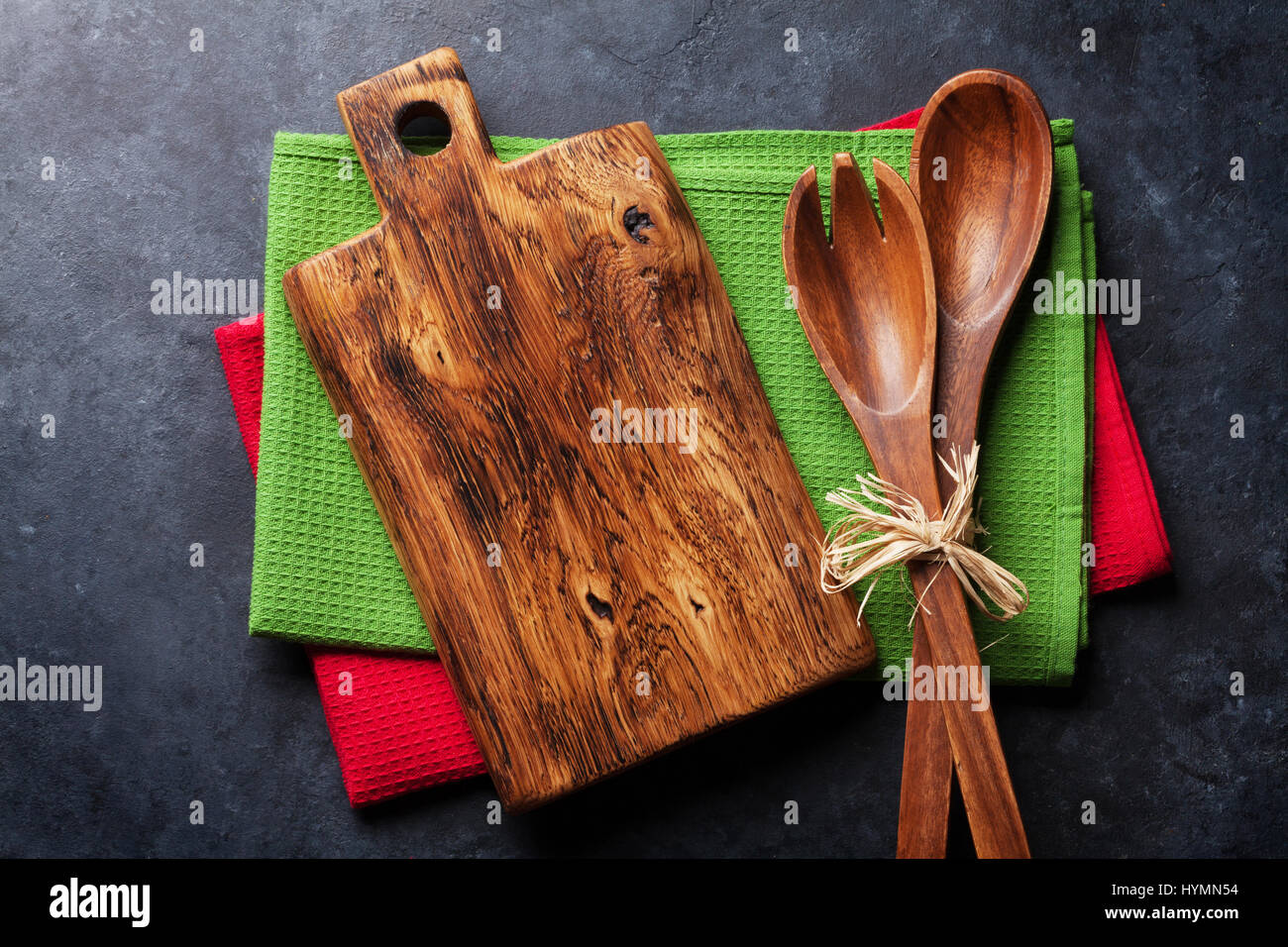 Old vintage kitchen utensils. Top view Stock Photo - Alamy