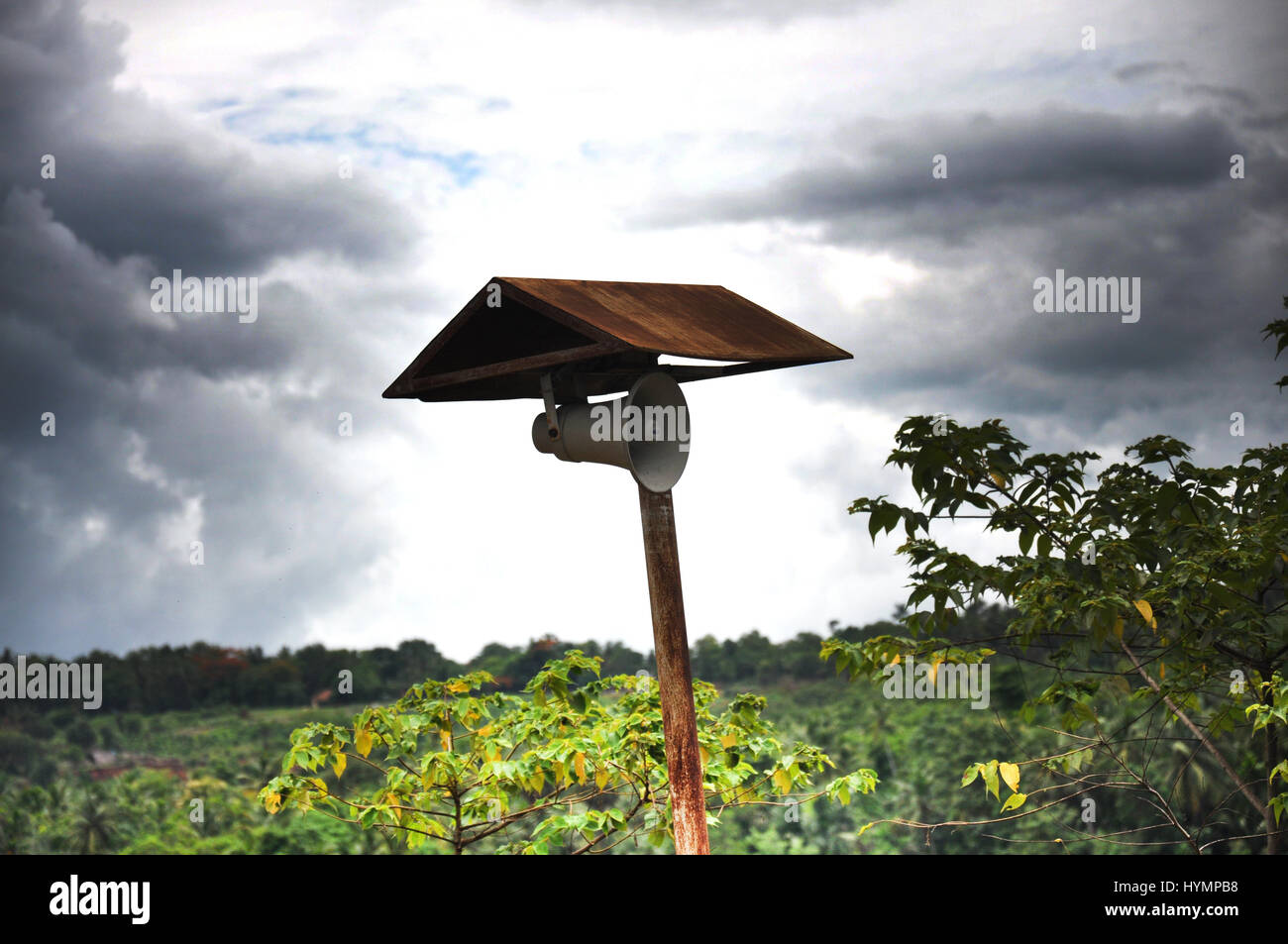 Kerala - Railway announcement mic column, PA Systems (Photo Copyright ...