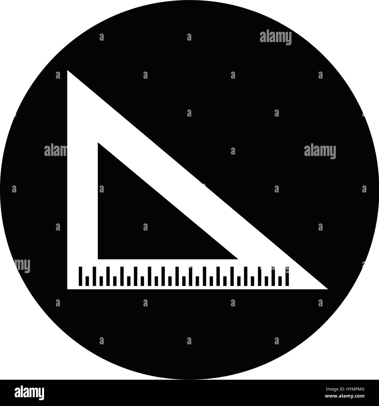 triangle ruler icon Stock Vector Image & Art - Alamy