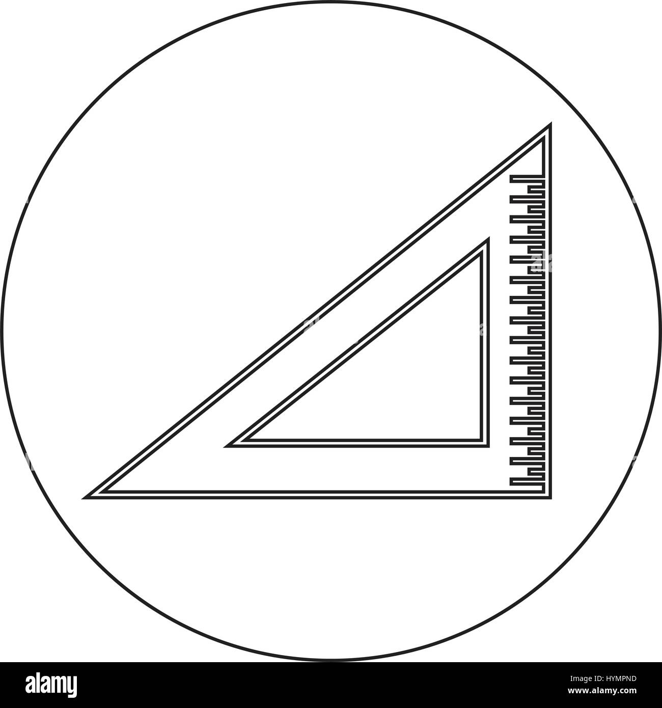 triangle ruler icon Stock Vector Image & Art - Alamy
