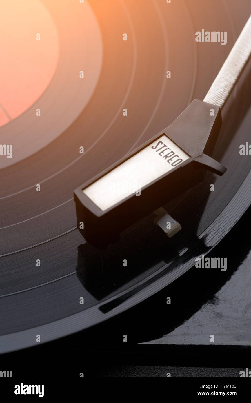 Photo of music vinyl player with record Stock Photo - Alamy