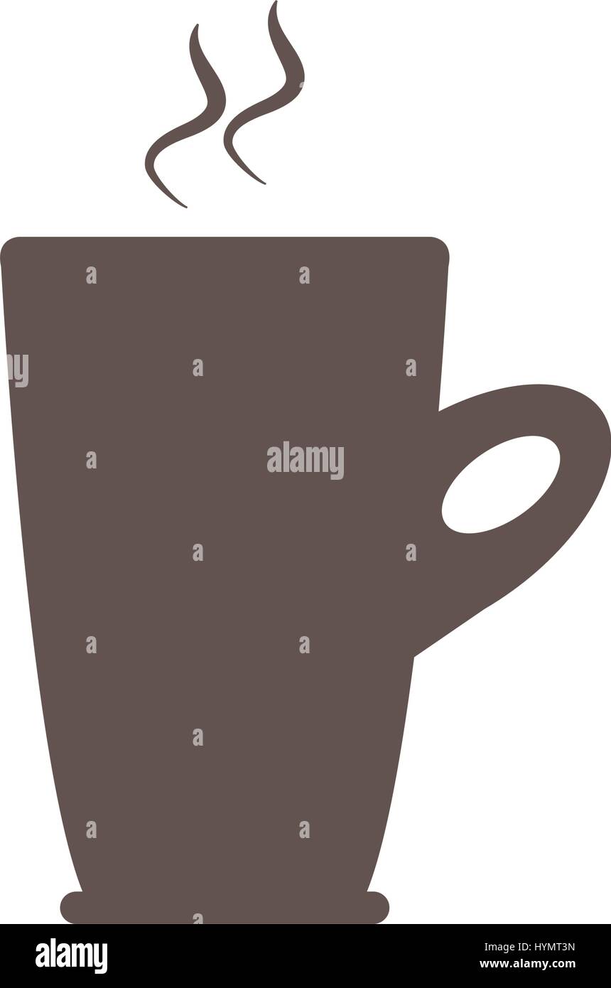 icon coffee mug illustrated on white background in vector Stock Vector ...