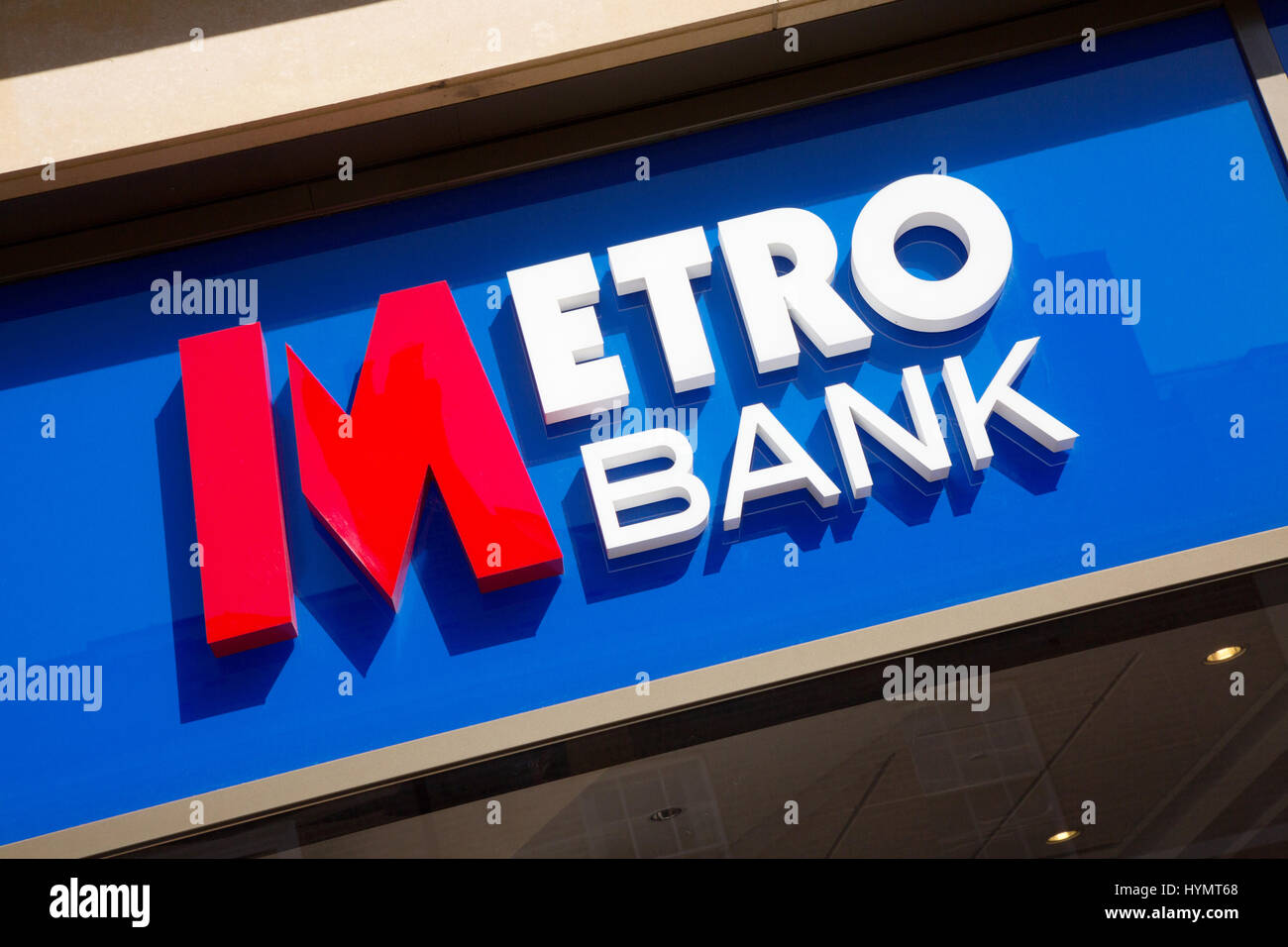 Metro Bank sign, UK Stock Photo - Alamy