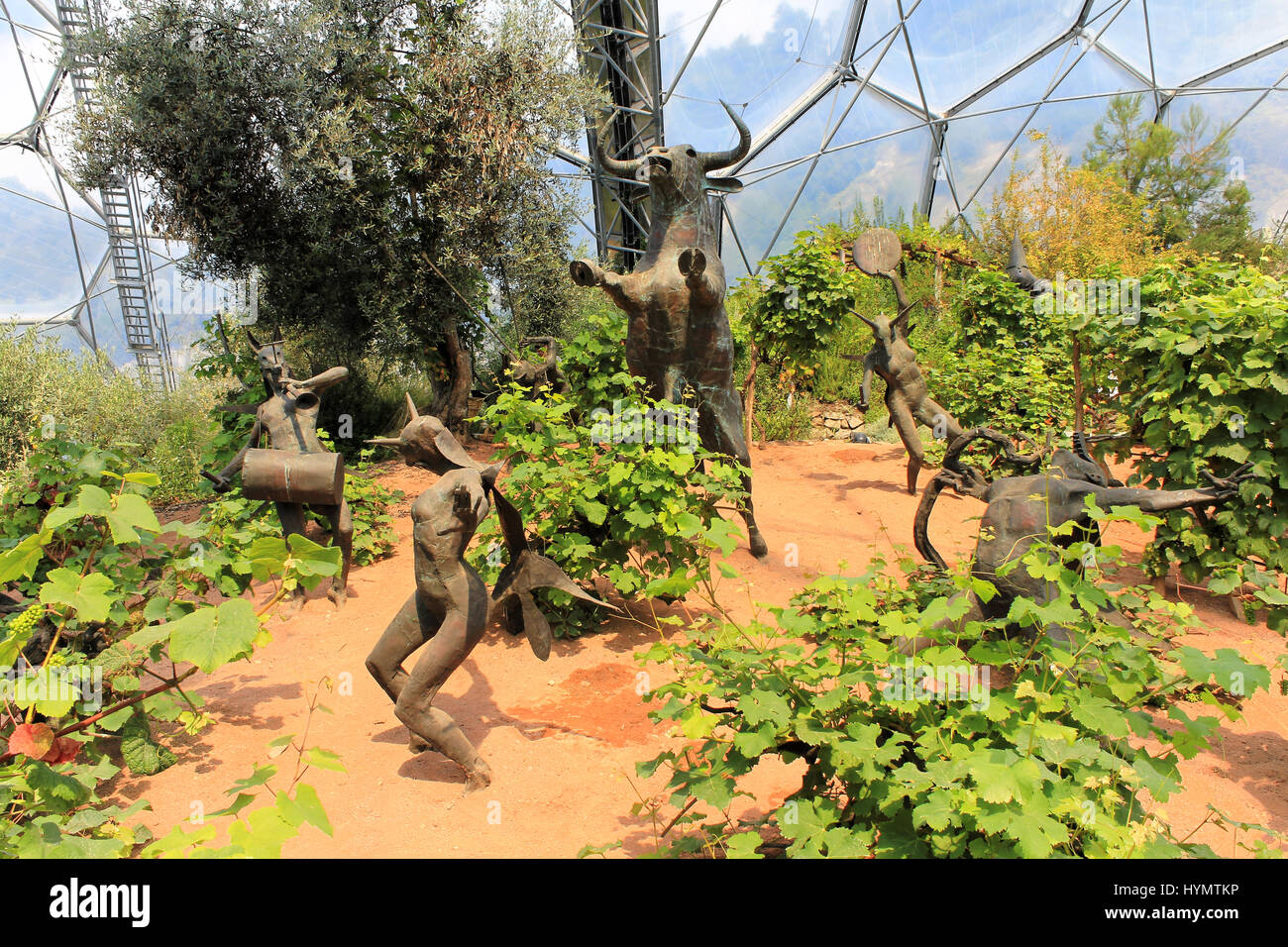 Eden Project, Cornwall, England – August 24, 2010: The world's largest ...