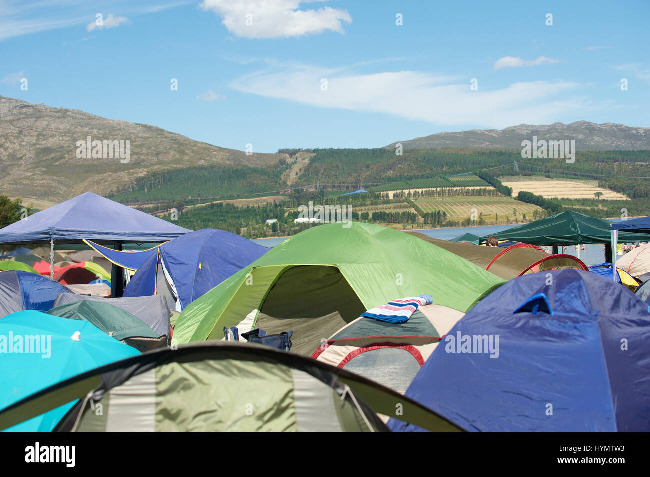 Empty tent woods hi-res stock photography and images - Alamy
