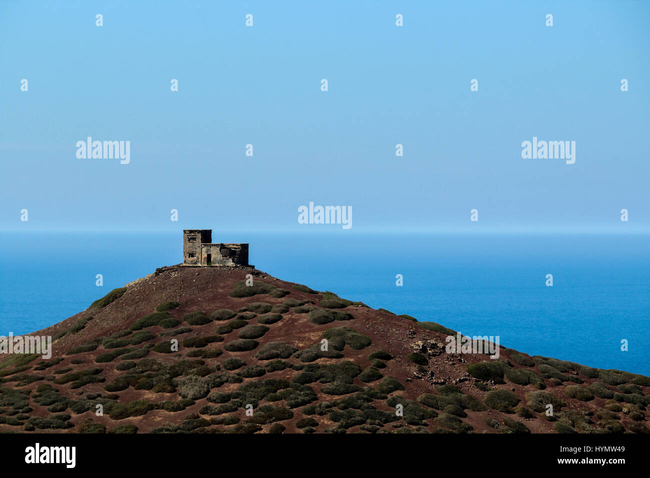 The volcanic island of Linosa Stock Photo - Alamy