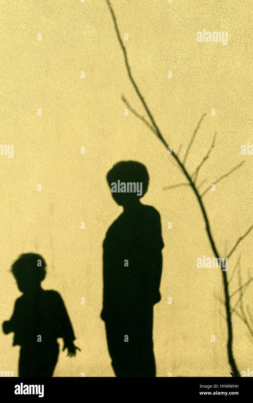 Shadow children hi-res stock photography and images - Alamy