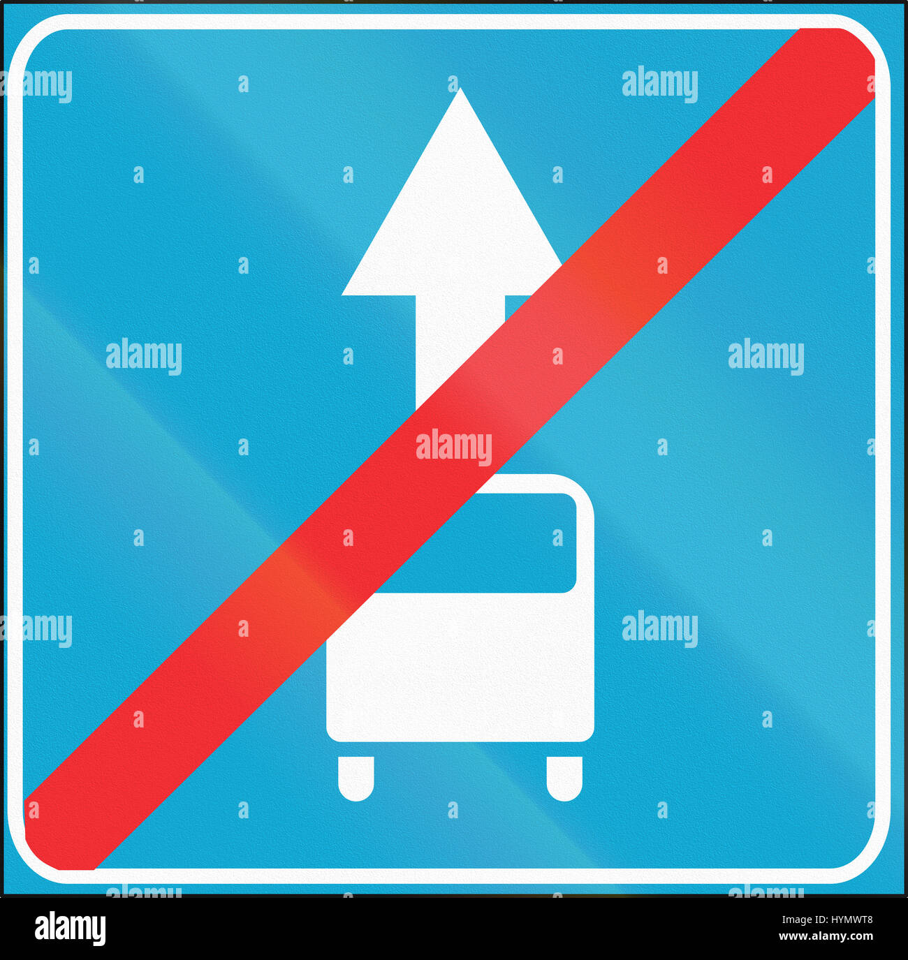 End of bus lane hi-res stock photography and images - Alamy
