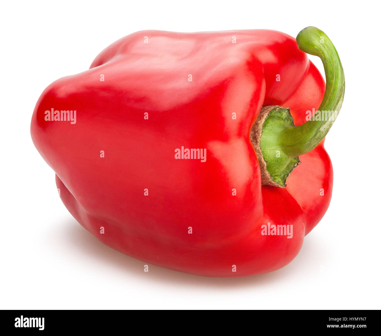 red bell pepper isolated Stock Photo - Alamy