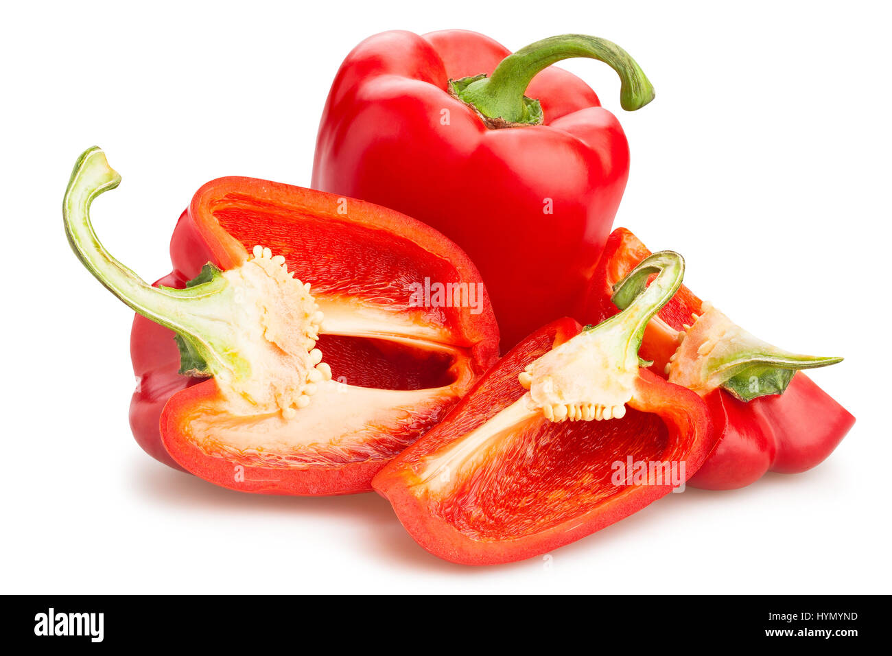 Red cut pepper hi-res stock photography and images - Alamy