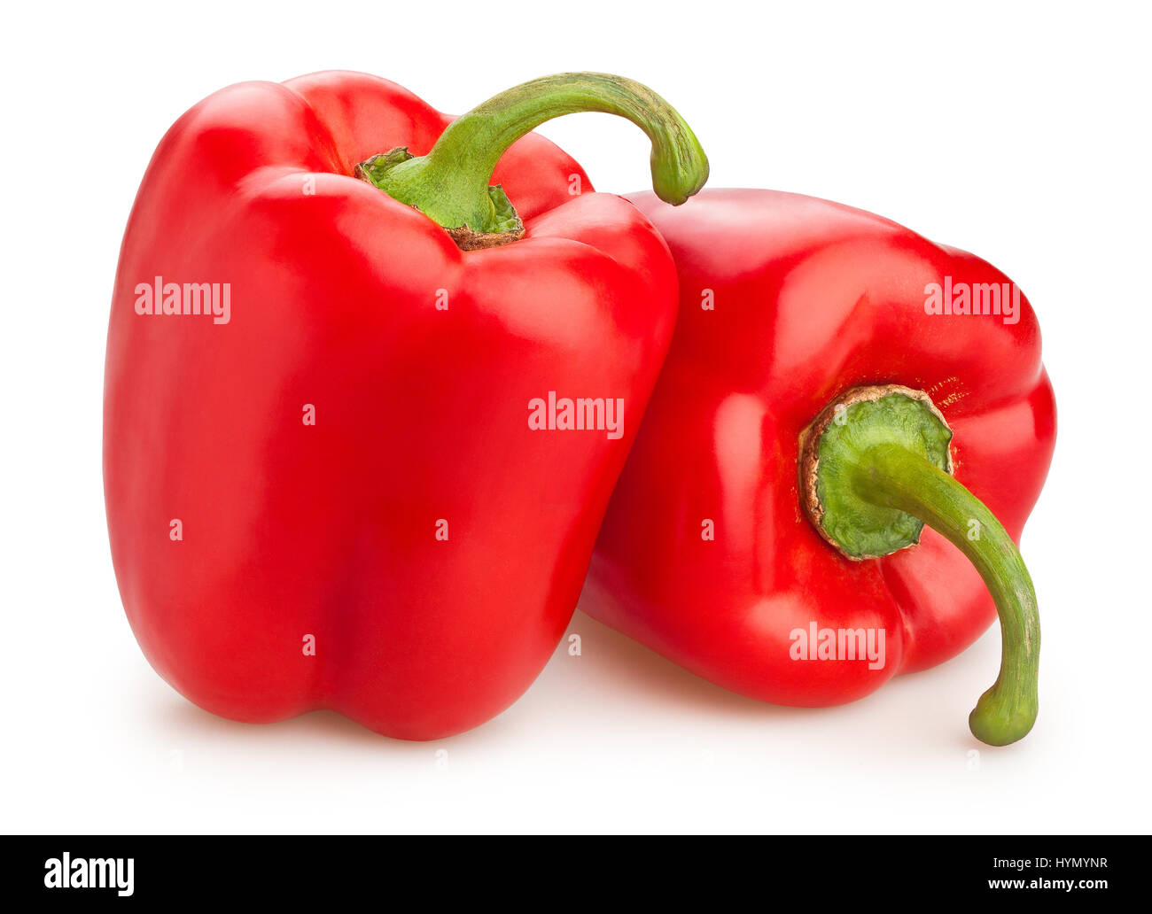 red bell pepper isolated Stock Photo - Alamy